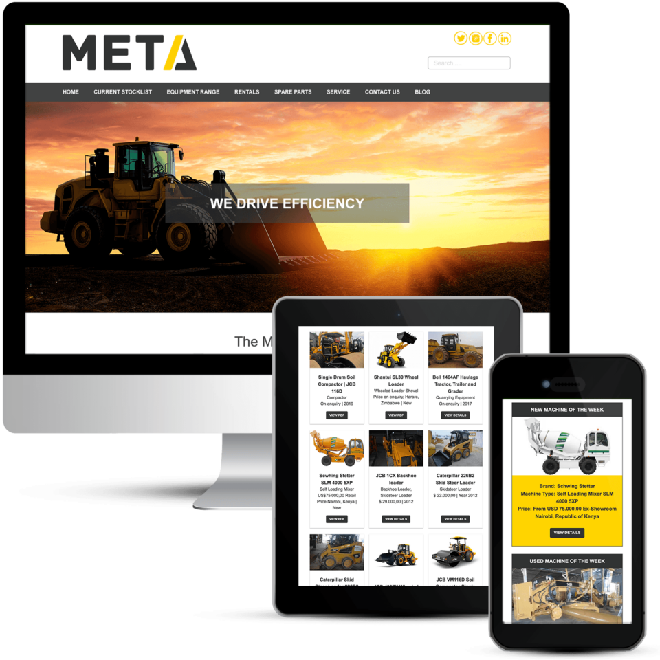 Meta Group - polished captivating web design